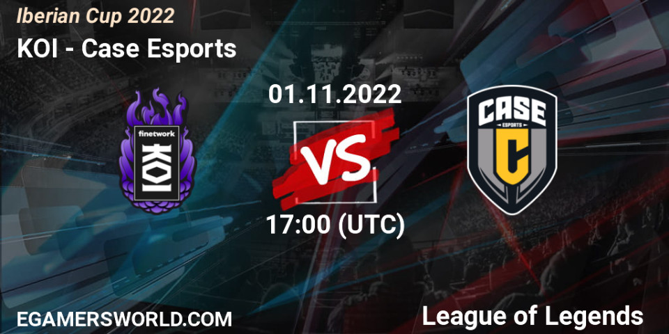 KOI VS Case Esports LoL Consejos de apuestas, transmisiones y ...