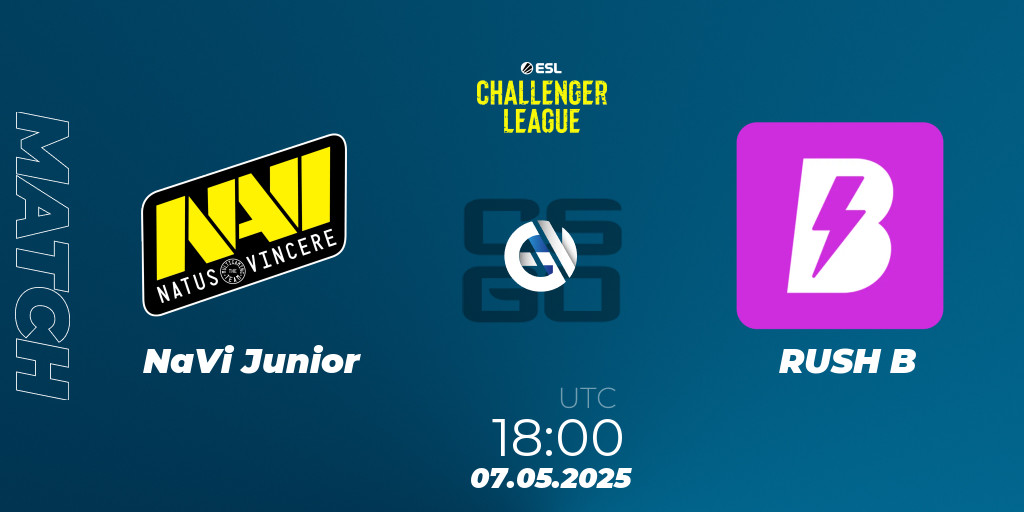 Pronóstico NaVi Junior - RUSH B. 07.05.2025 at 18:00, Counter-Strike (CS2), ESL Challenger ...