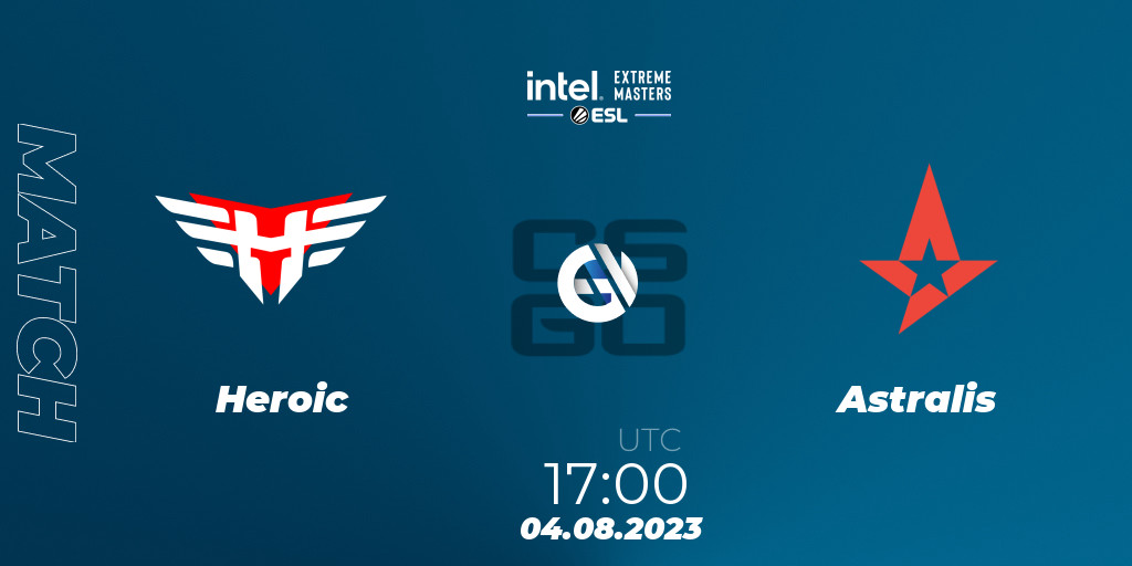 Heroic - Astralis: 04.08.2023 at 17:05. Counter-Strike (CS2), IEM Cologne 2023. Predicción ...