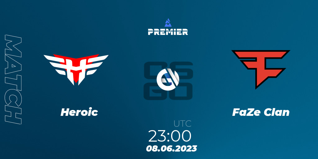 Pronóstico Heroic - FaZe Clan. 09.06.2023 at 01:40, Counter-Strike (CS2), BLAST Premier: Spring ...