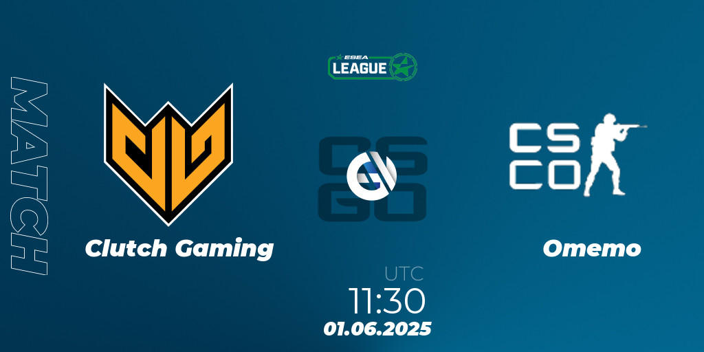 Clutch Gaming VS Omemo Counter-Strike (CS2) Apuestas, Stream, LiveScore, Resultados en EGW