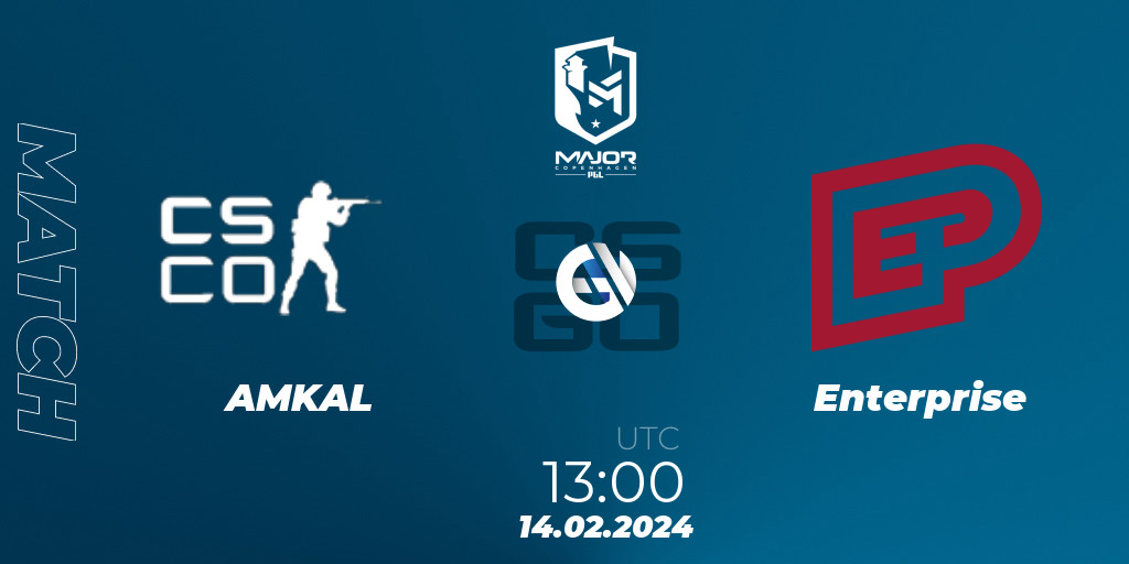 Pronóstico AMKAL - Enterprise. 14.02.2024 at 13:15, Counter-Strike (CS2 ...