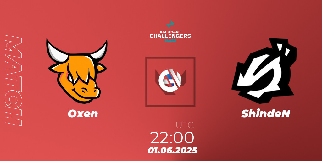 Oxen VS ShindeN VALORANT Consejos de apuestas, transmisiones y resultados en EGW☕