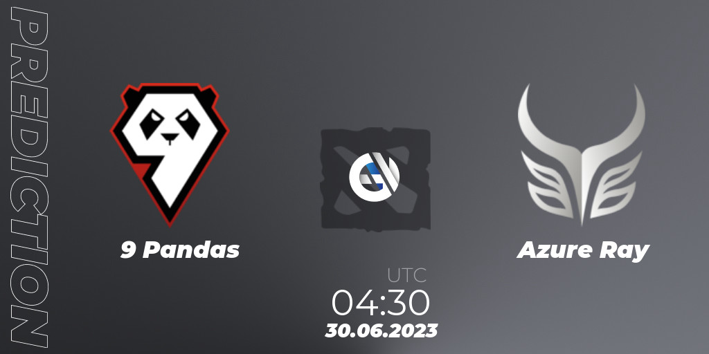 Pronóstico 9 Pandas - Azure Ray. 30.06.2023 at 03:58, Dota 2, Bali ...