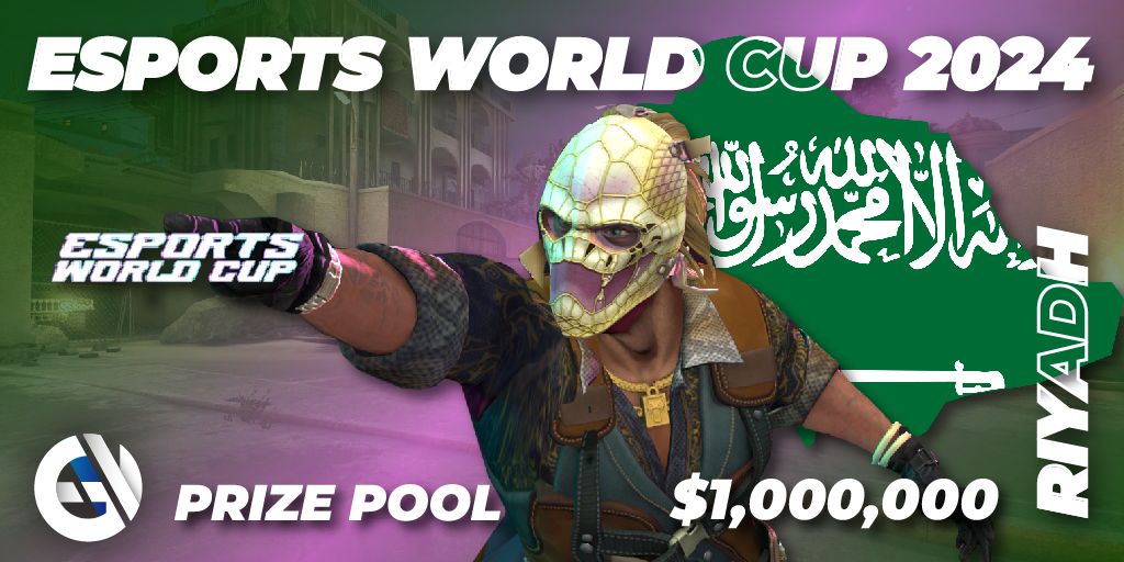 Esports World Cup 2024 🎮 Counter-Strike (CS2) torneo 📅 Calendario de partidos en EGamersWorld ☕