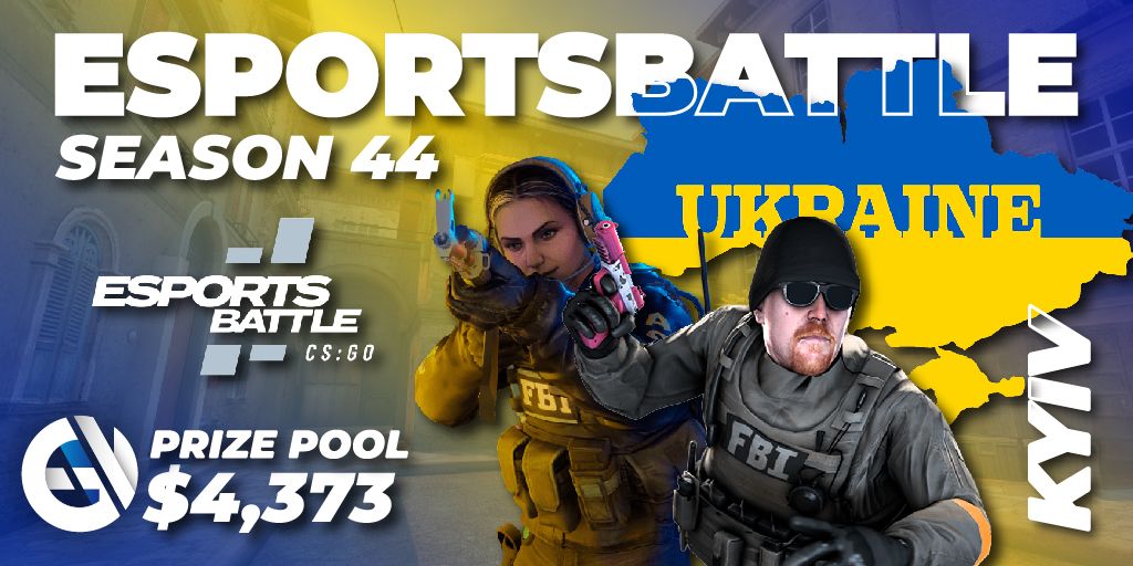 Torneo: ESportsBattle Season 44 - CS2 (CS:GO): horario, mesa, cuadro, clasificaciones, boletos