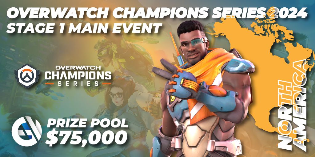Overwatch Champions Series 2024 - North America Stage 1 Group Stage 🎮 Overwatch torneo 📅 ...