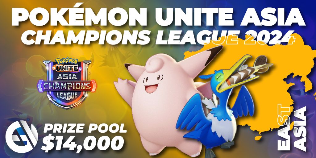 Pokémon UNITE Asia Champions League 2024 - East Asia 🎮 Pokemon torneo 📅 Calendario de partidos ...