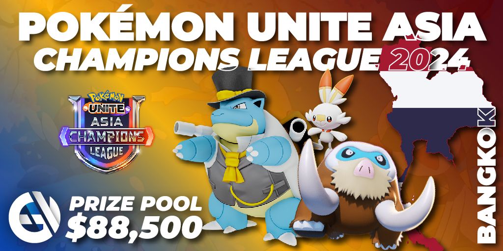 Pokémon UNITE Asia Champions League 2024 🎮 Pokemon torneo 📅 Calendario de partidos en EGamersWorld ☕