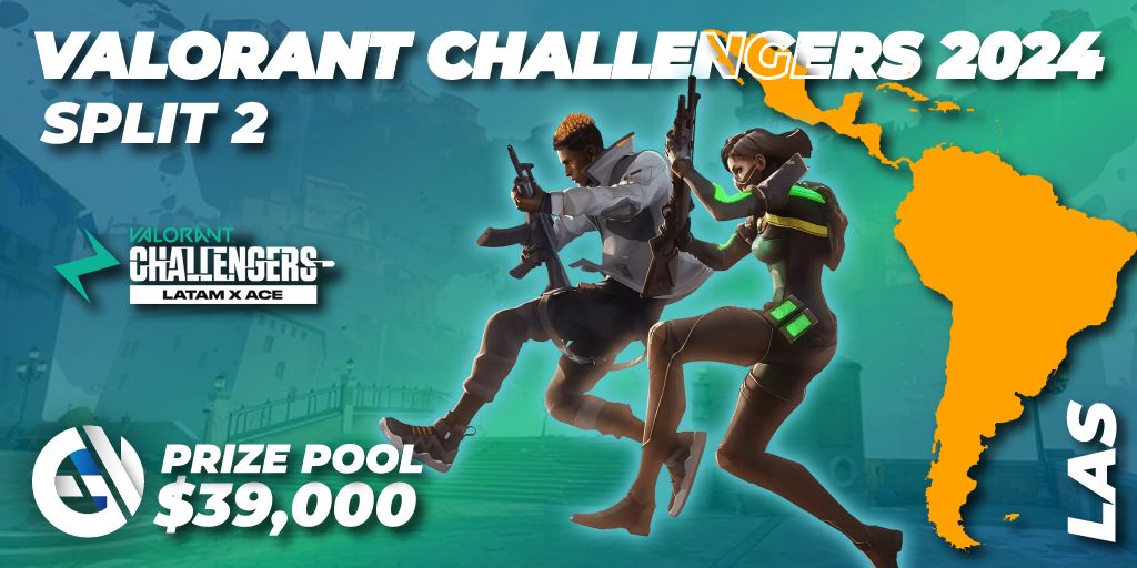 VALORANT Challengers 2024 LAS: Split 2 🎮 VALORANT torneo 📅 Calendario de partidos en EGamersWorld ☕