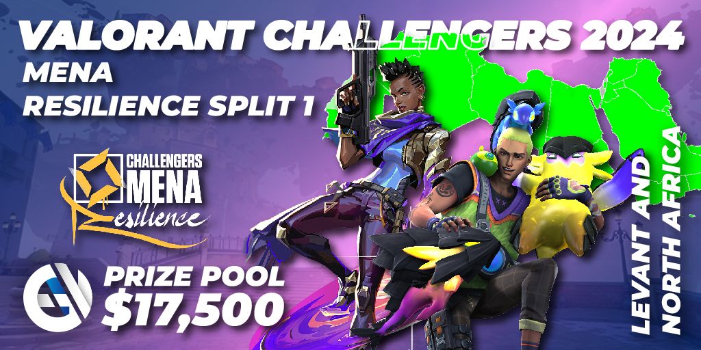 VALORANT Challengers 2024 MENA: Resilience Split 1 - Levant and North Africa 🎮 VALORANT torneo 📅 ...