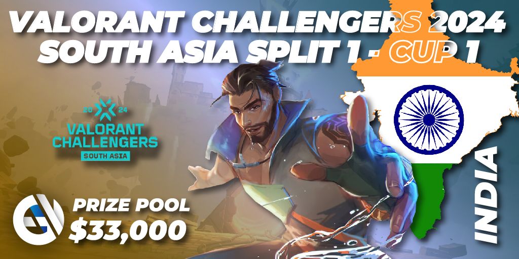 VALORANT Challengers 2024: South Asia Split 1 - Cup 1 🎮 VALORANT torneo 📅 Calendario de partidos ...