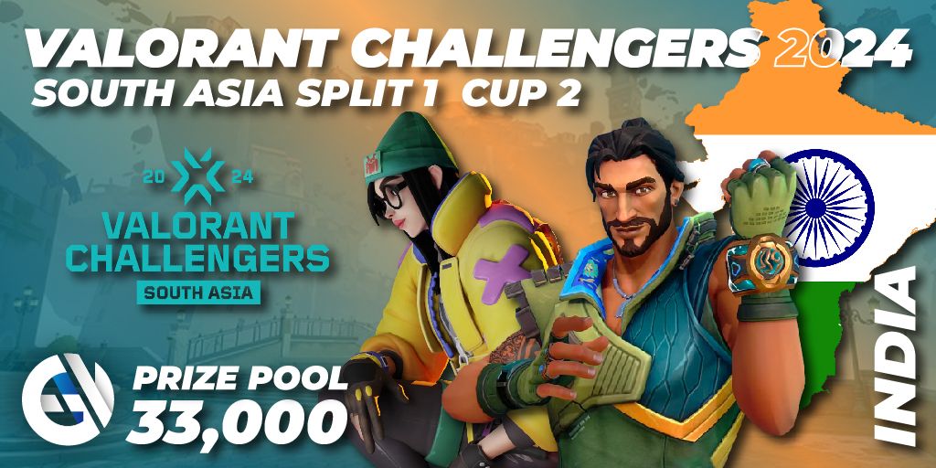 VALORANT Challengers 2024 South Asia: Split 1 - Cup 2 🎮 VALORANT torneo 📅 Calendario de partidos ...