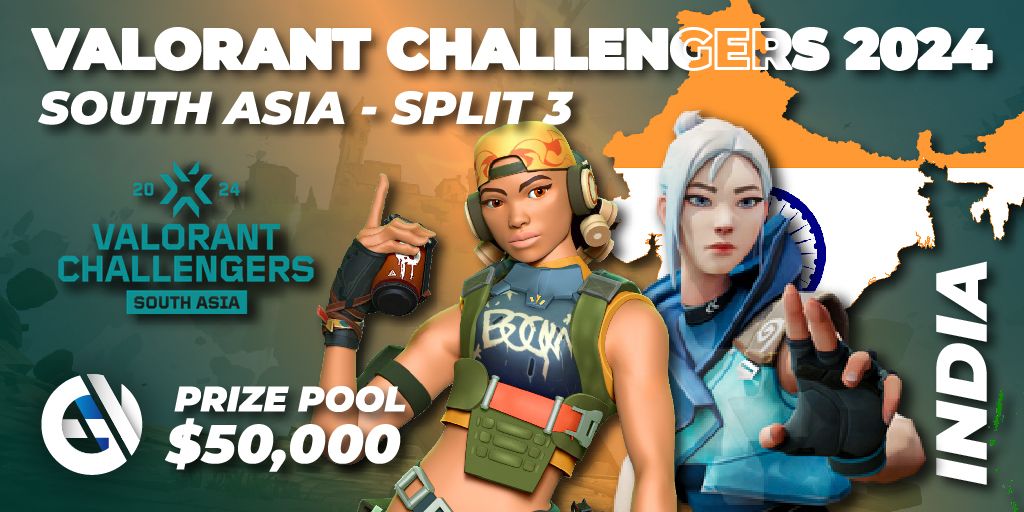 VALORANT Challengers 2024 South Asia: Split 3 🎮 VALORANT torneo 📅 Calendario de partidos en ...