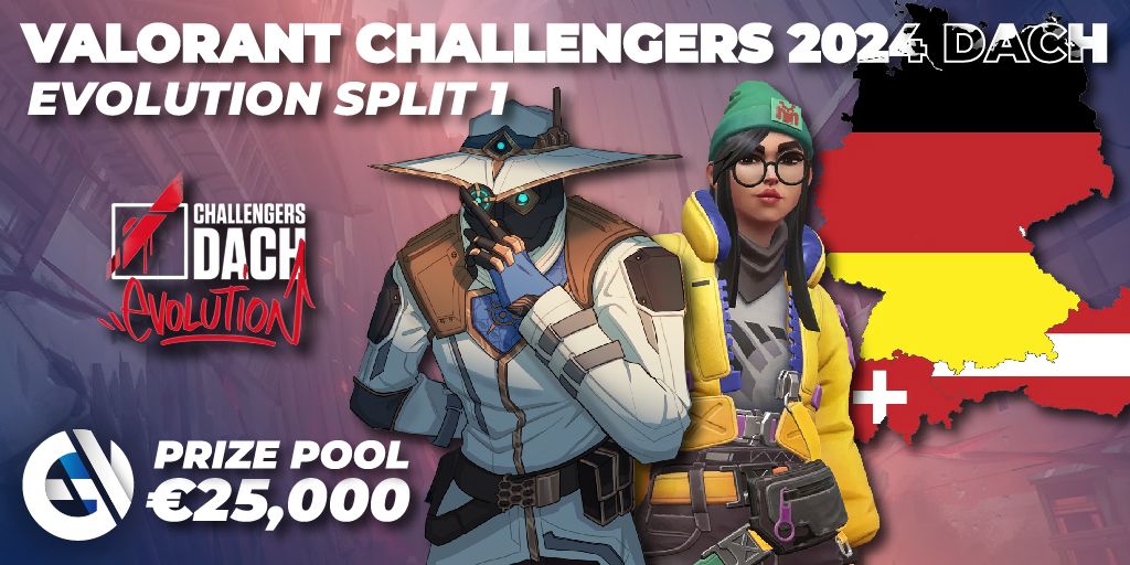 VALORANT Challengers 2024 DACH: Evolution Split 1 🎮 VALORANT torneo 📅 Calendario de partidos en ...